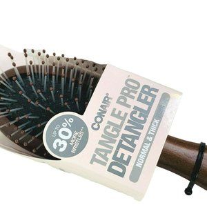Conair | Hair | Conair Detangler Brush Tangle Pro Natural Wood Handle ...